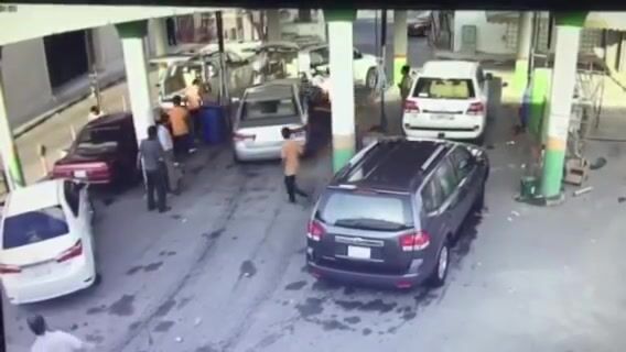 A Very Serious Accident Occurred At An Auto Repair Shop