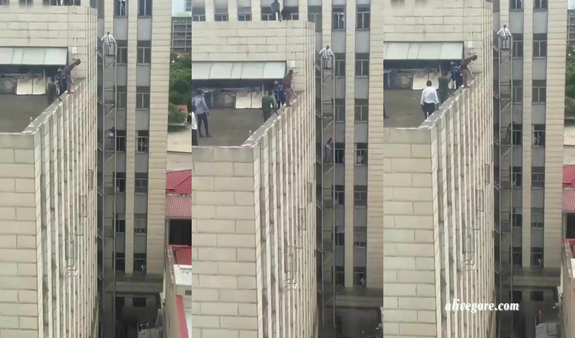 Idiot Jumped From The Seventh Floor, Can't Be Stopped