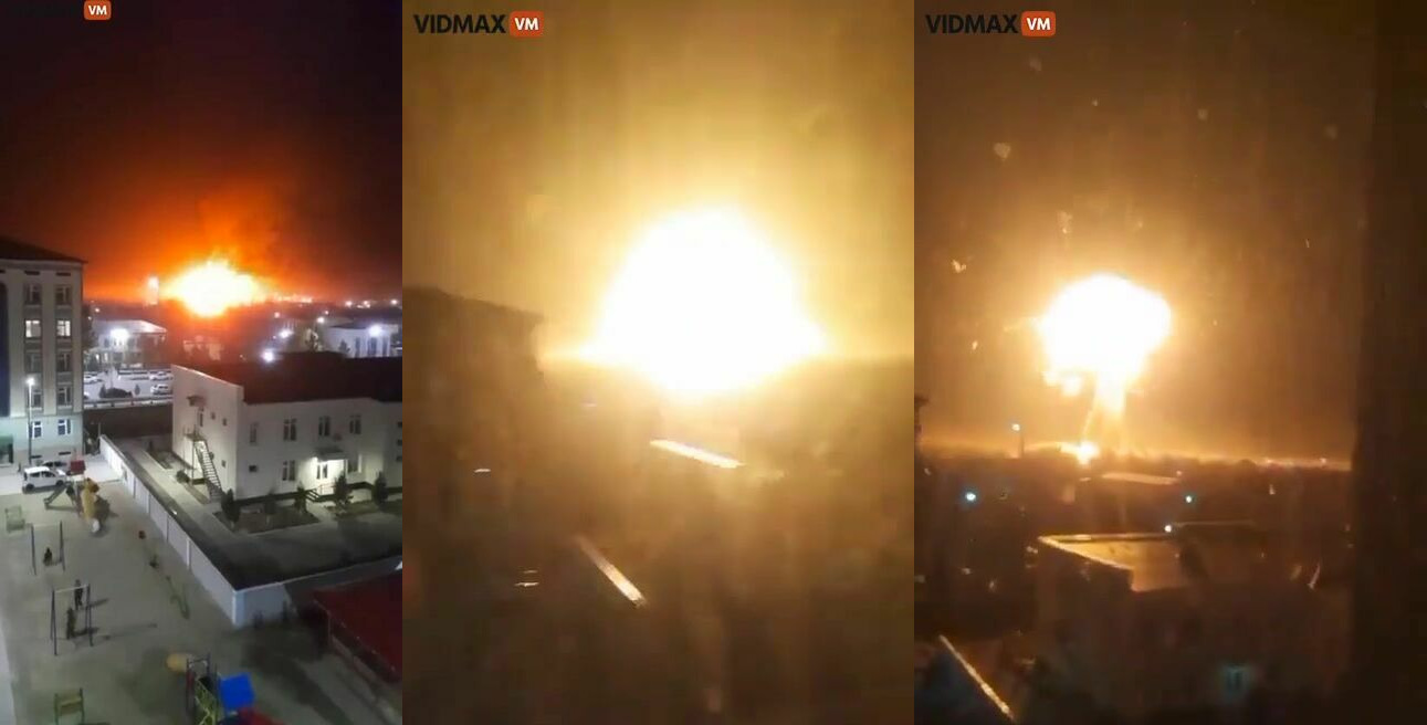 Huge Fireball Lights Up Sky After Massive Gas Explosion In Uzbekistan