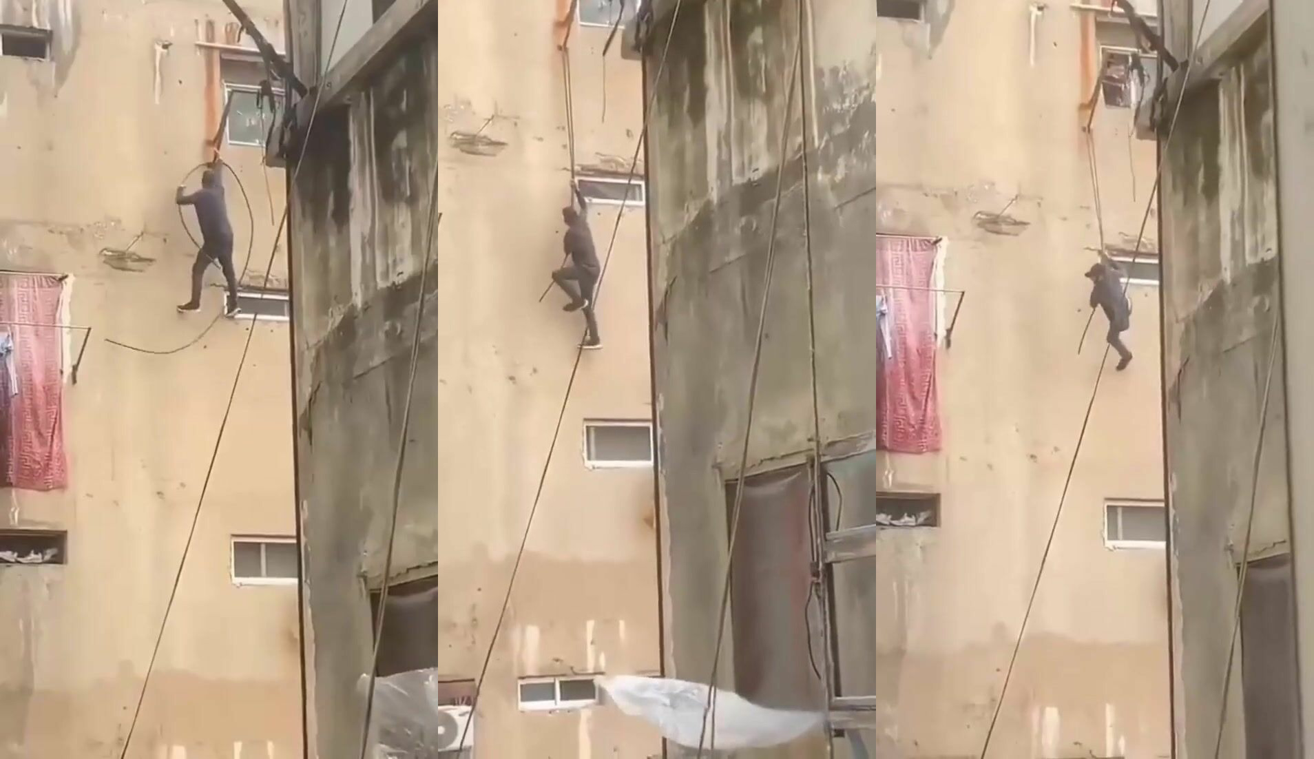 Man Falls From 5th Floor And Dies
