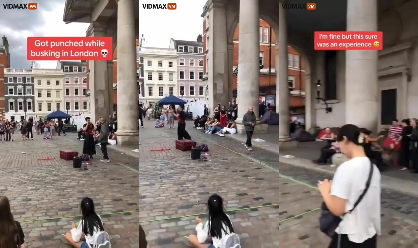 A Street Musician In London Was Randomly Punched In The Stomach By A ...