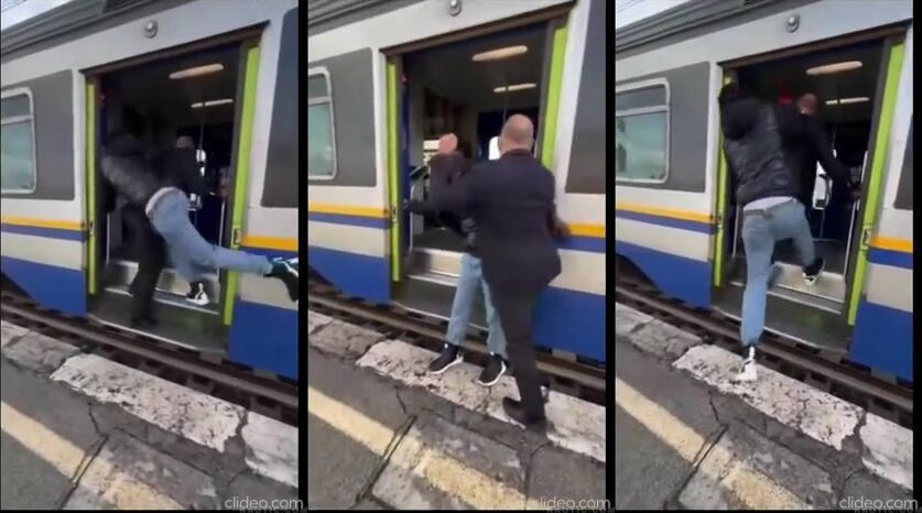 Migrants Throw Ticket Inspector Off Train