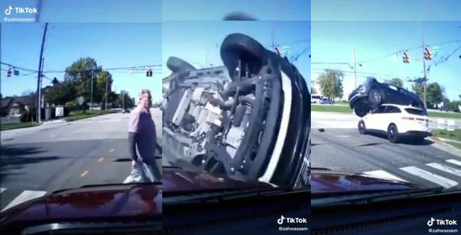 Someone Drove Through A Red Light
