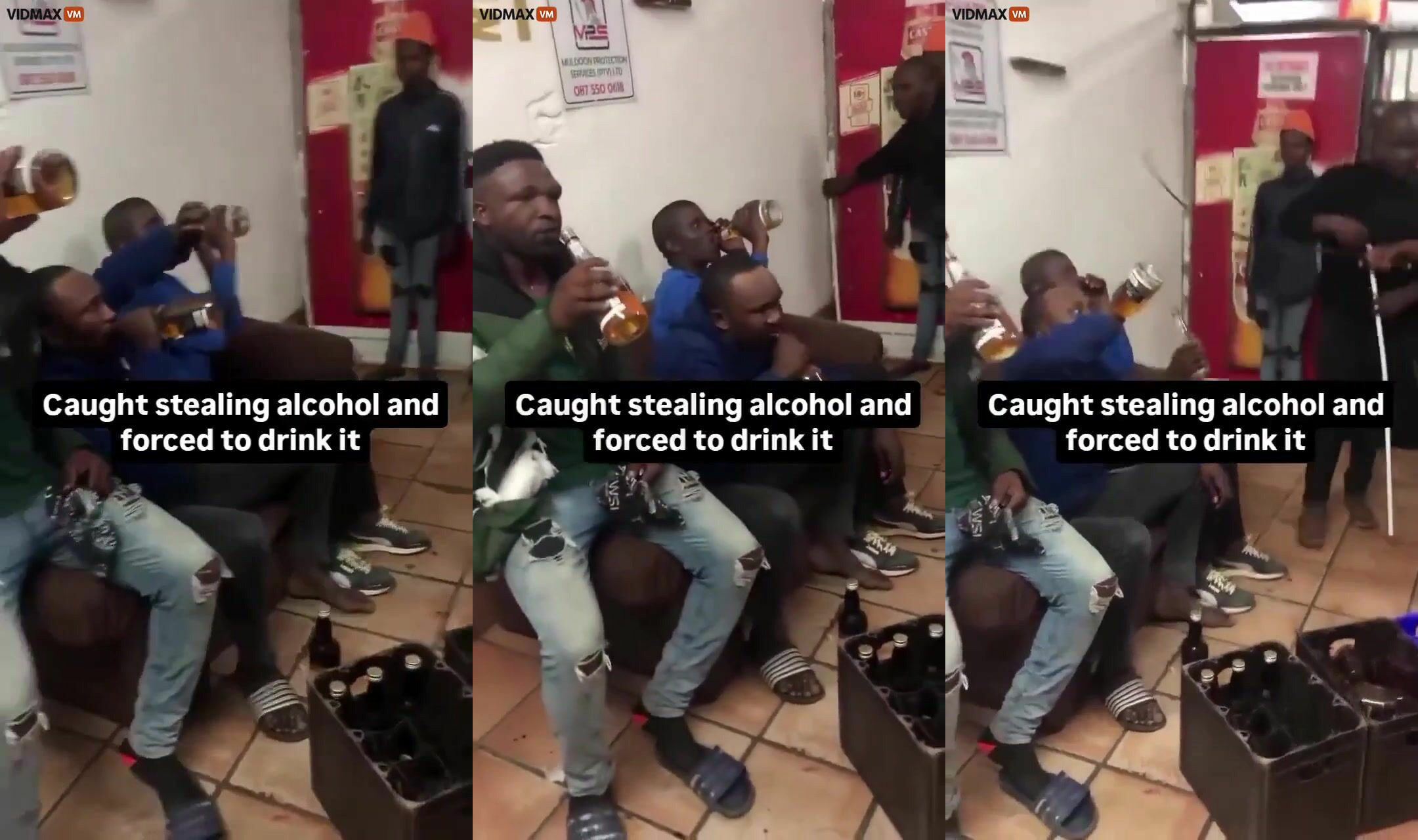 The Shop Owner Forced The Thief To Drink All The Alcohol