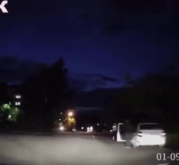 Out-of-control Police Car